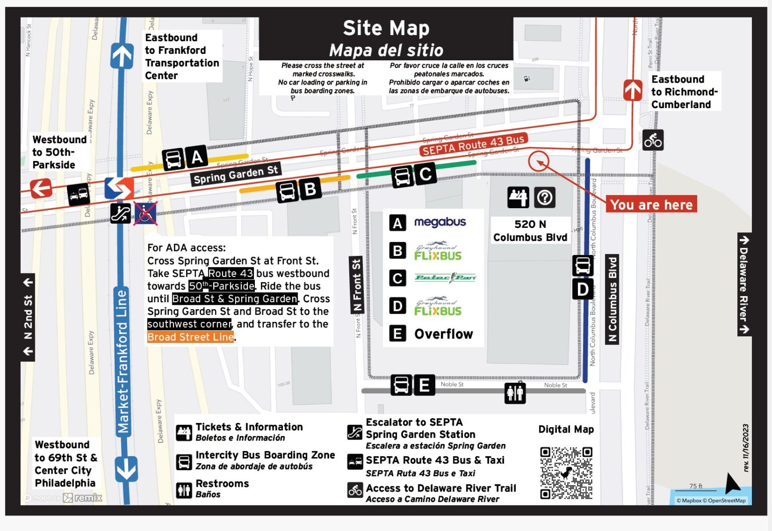 Philadelphia - Spring Garden - Peter Pan Bus Lines